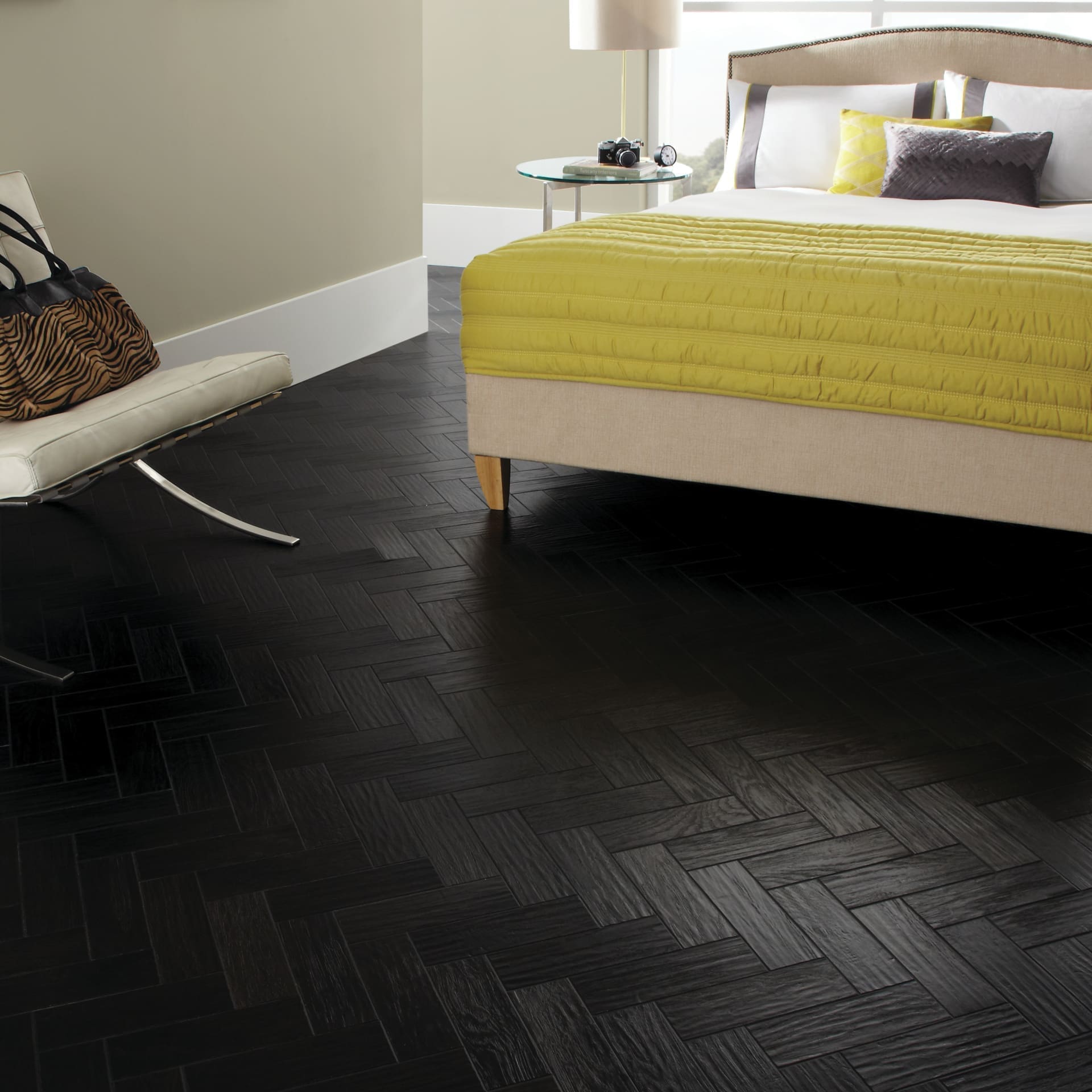 Karndean Art Select Midnight Oak Parquet AP03 Luxury Vinyl Flooring ...