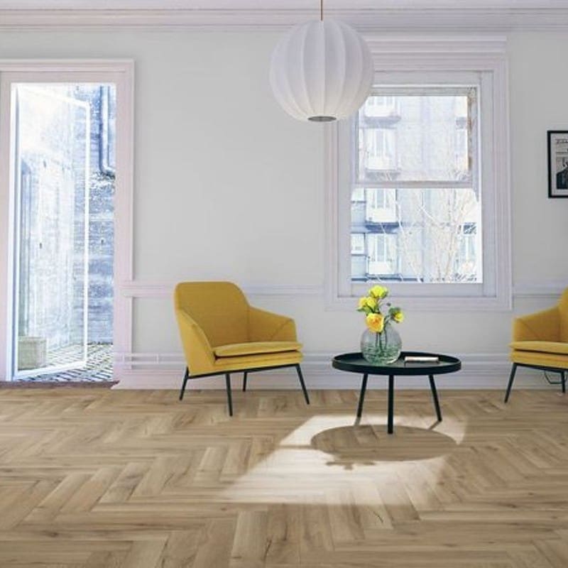 Lignum Fusion Premium Herringbone Albany Oak Laminate Flooring ...
