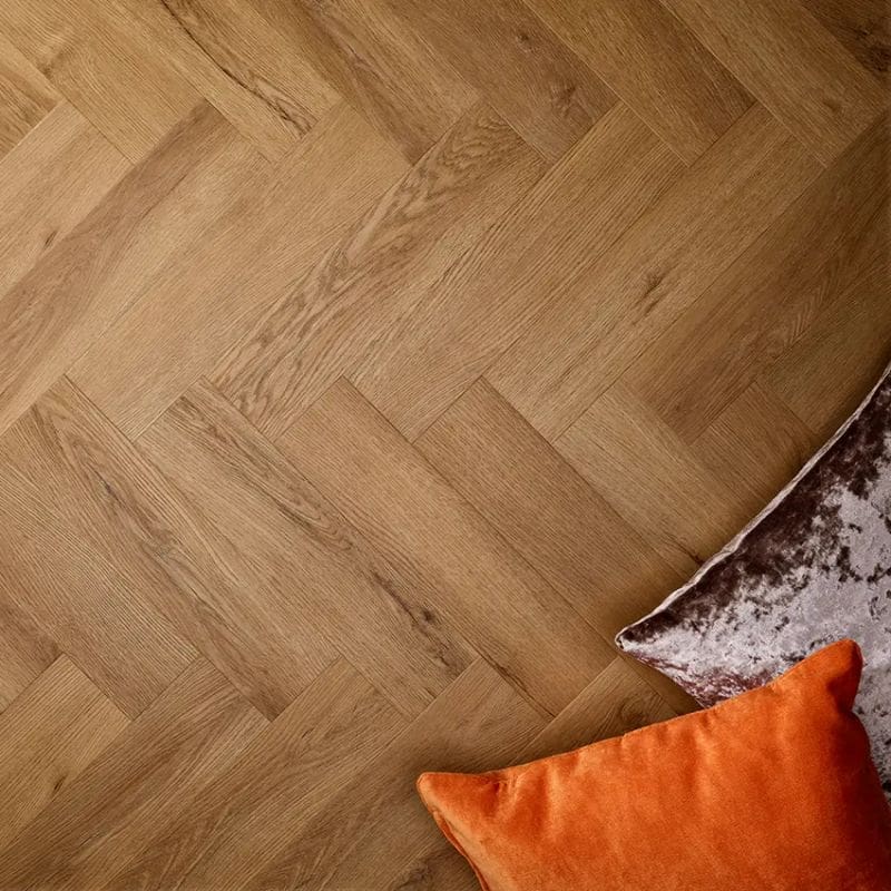 Textures Traditional Oak Herringbone TH13 Luxury Vinyl Flooring (LVT ...