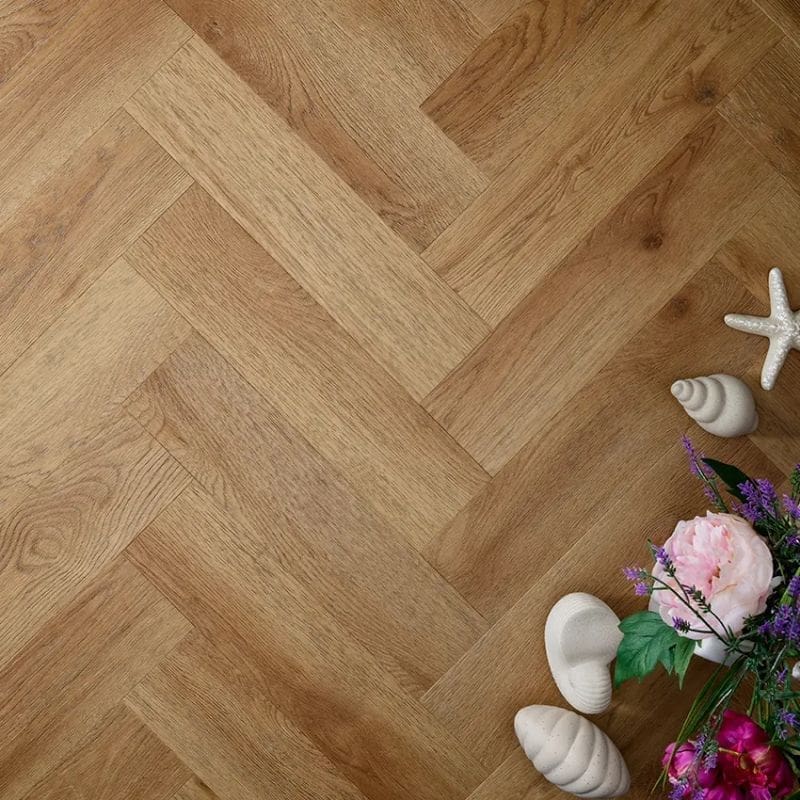 Textures Summer Oak Herringbone TH11 Luxury Vinyl Flooring (LVT ...