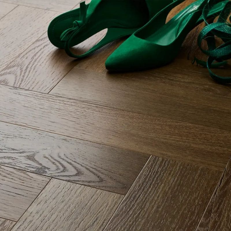 Textures Aged Oak Herringbone TH15 Luxury Vinyl Flooring (LVT ...